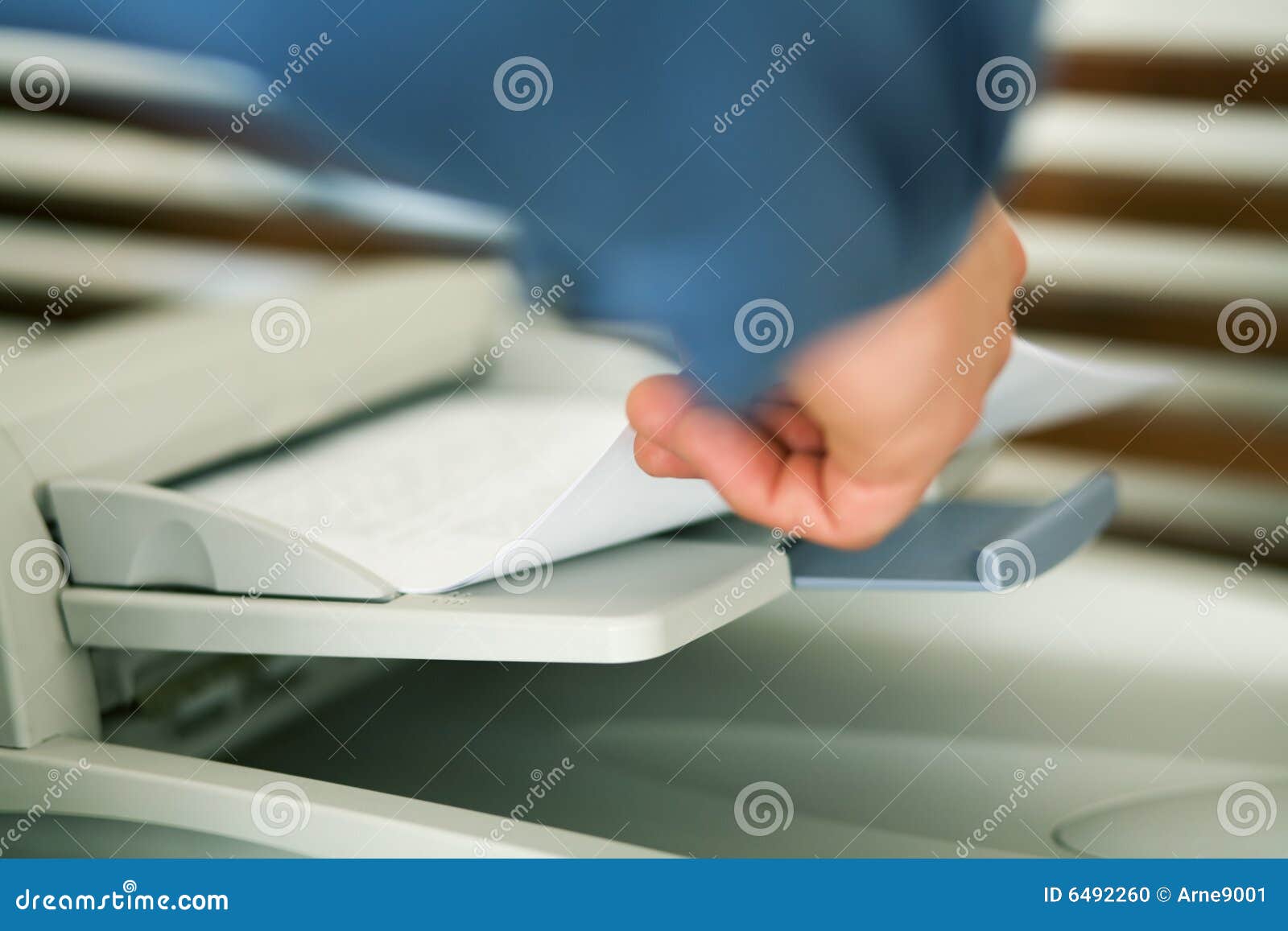 Faxing or Copying Something Stock Photo - Image of print, inform: 6492260