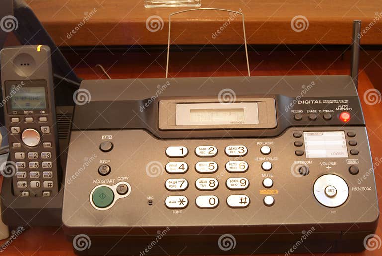 Faxmaskin arkivfoto. Bild av paus, information, meddelande - 12562934