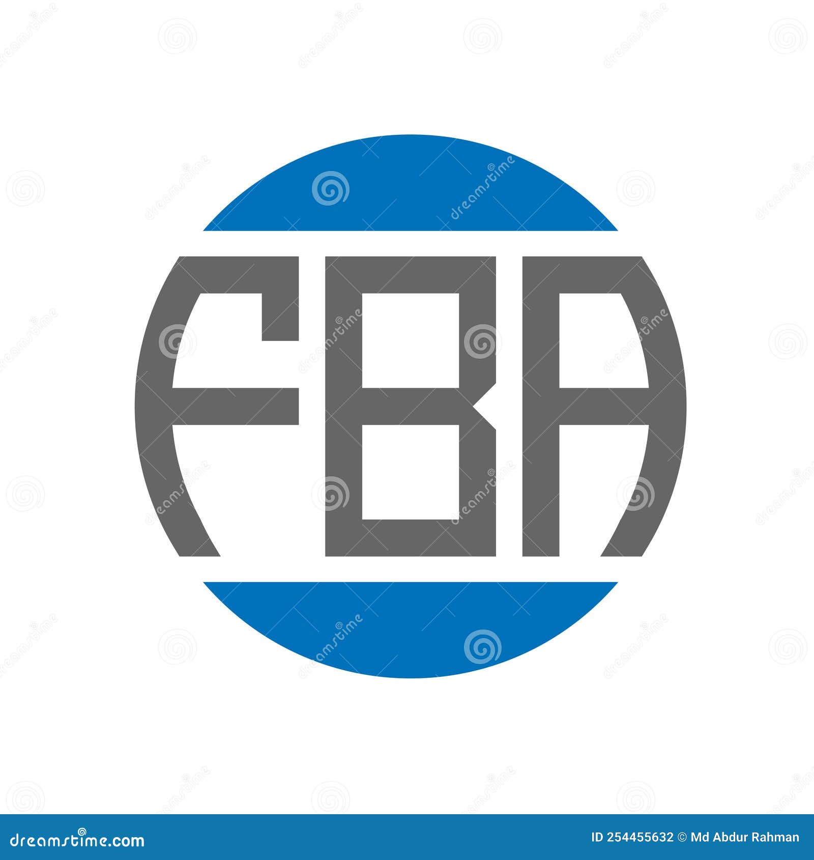 FBA Letter Logo Design on White Background. FBA Creative Initials ...