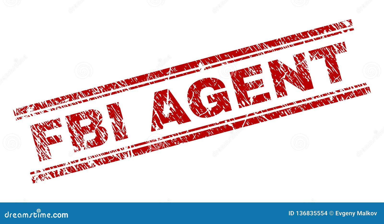 Grunge Textured FBI AGENT Stamp Seal Stock Vector - Illustration of ...