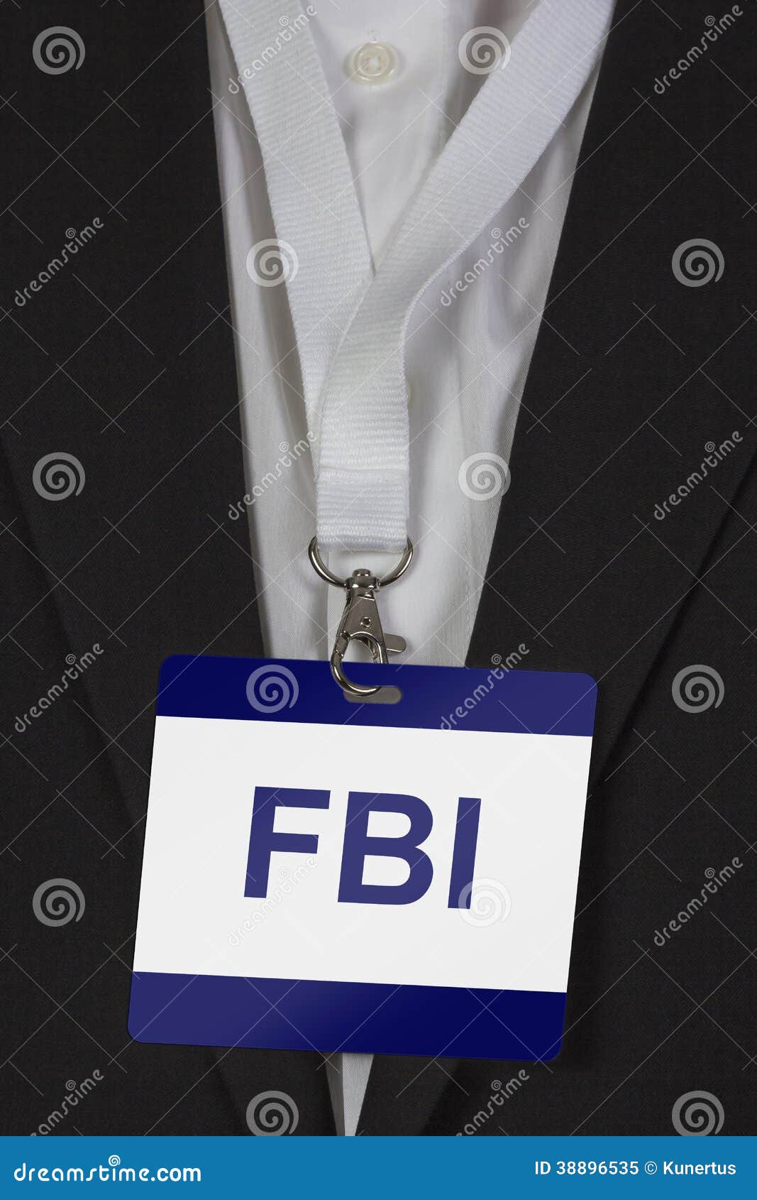 Blank Fbi Badge