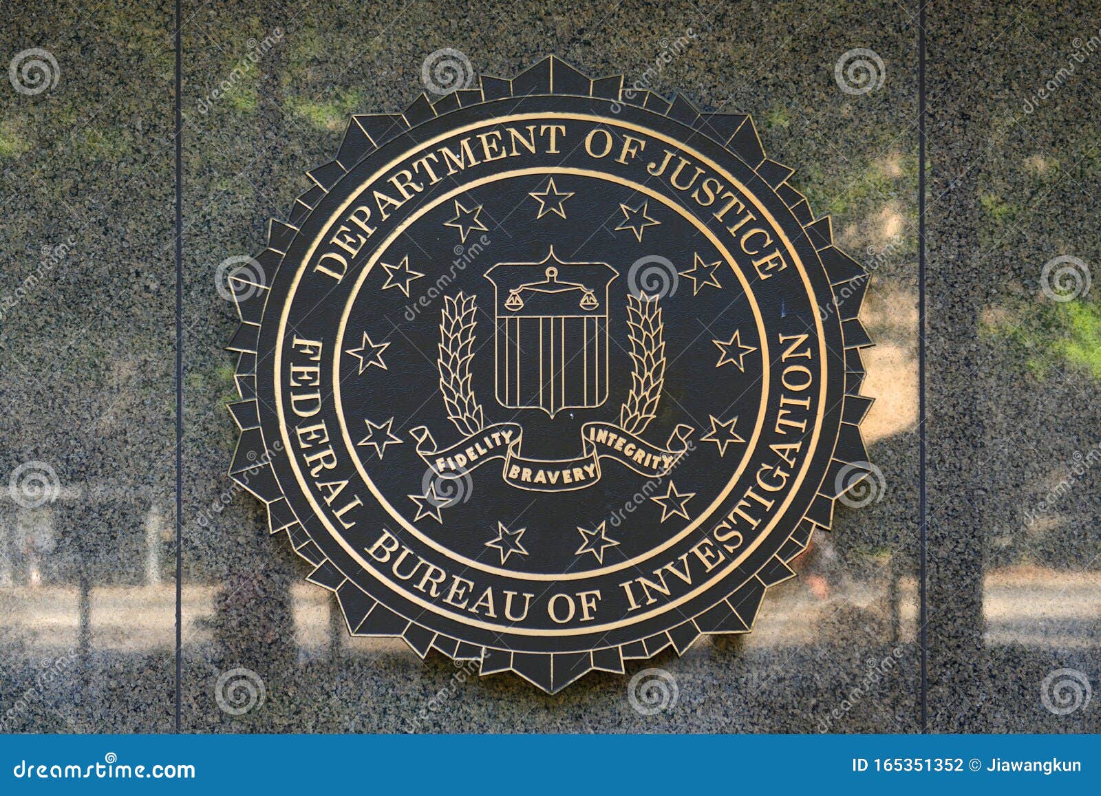 Fbi Seal On Fbi Building In Washington Dc Usa Editorial Photography Image Of Department