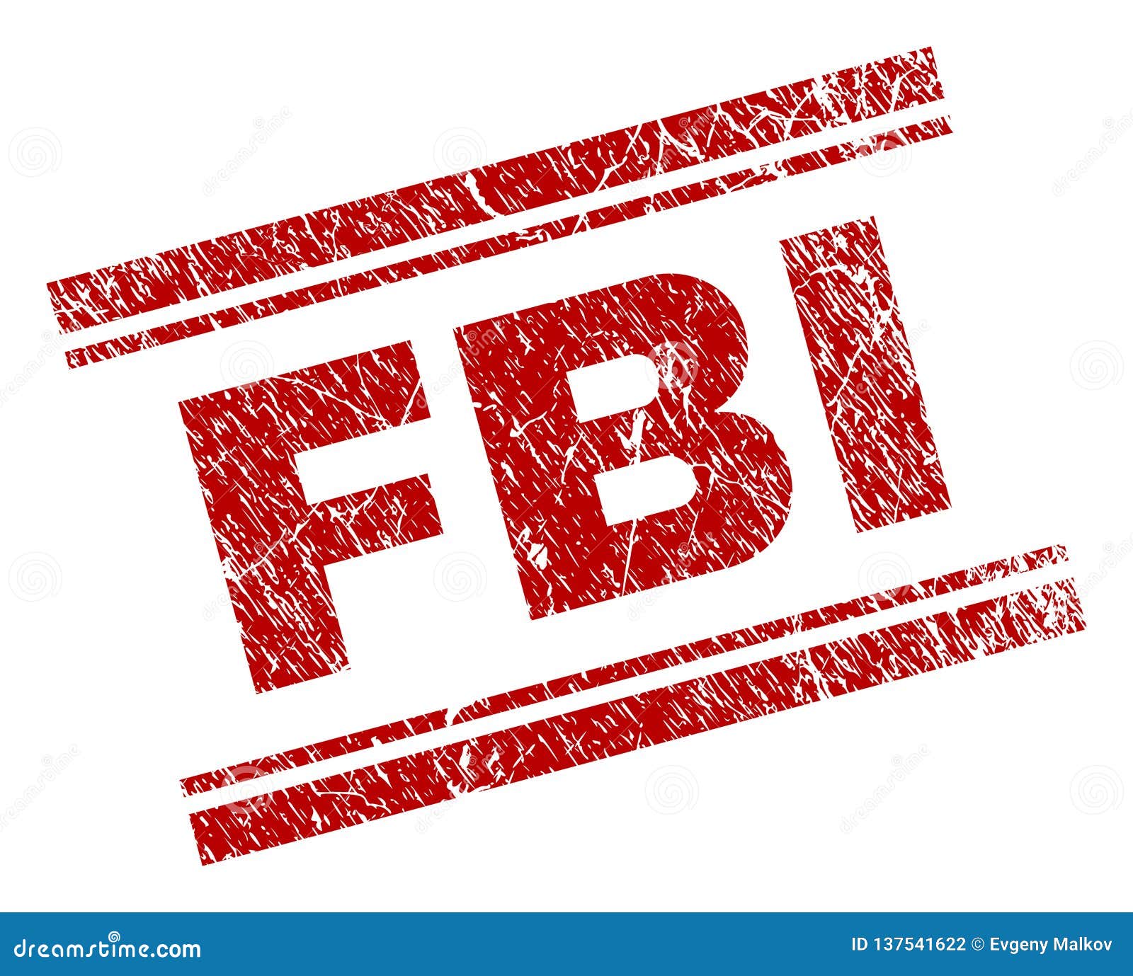 Grunge Textured FBI Stamp Seal Stock Vector - Illustration of rubber ...