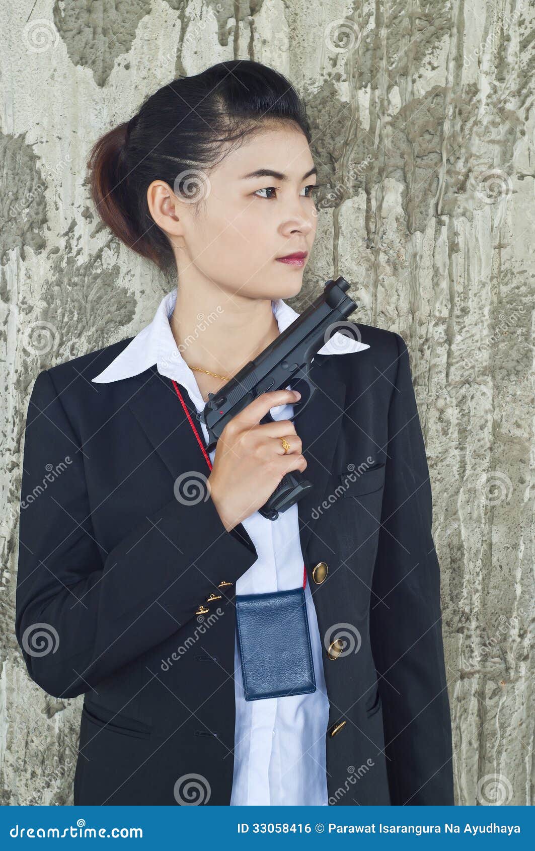 FBI woman agent. stock photo. Image of building, investigation - 33058416