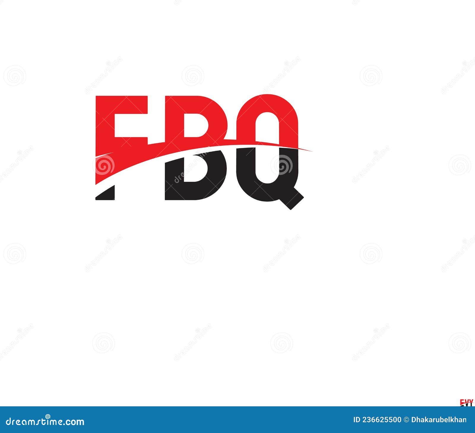 FBQ Letter Initial Logo Design Vector Illustration Stock Vector ...