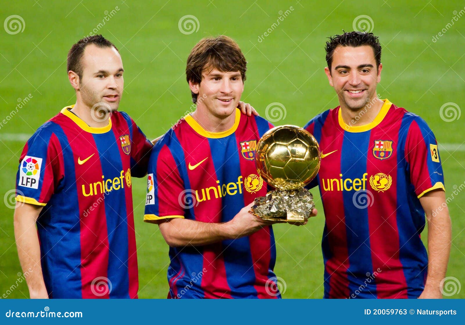 Young Iniesta Messi Xavi Together When There