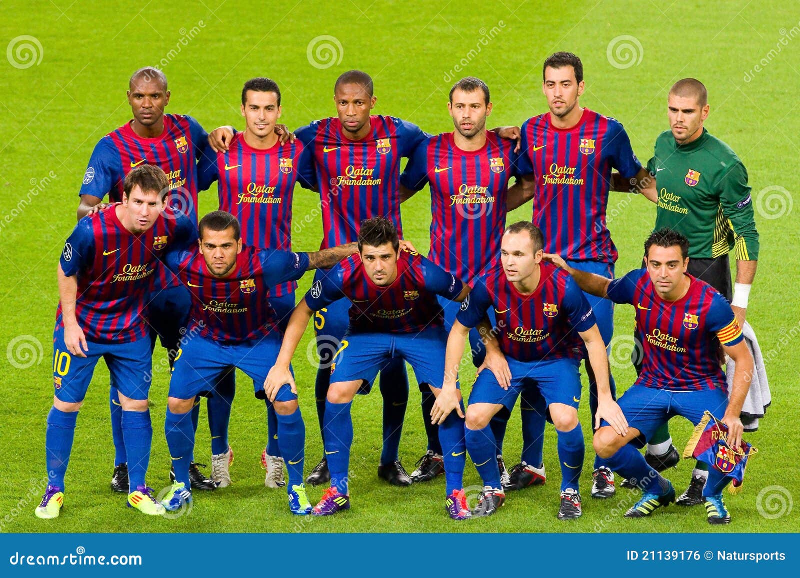FC Barcelona team editorial photo. Image of europe, footballer - 21139176