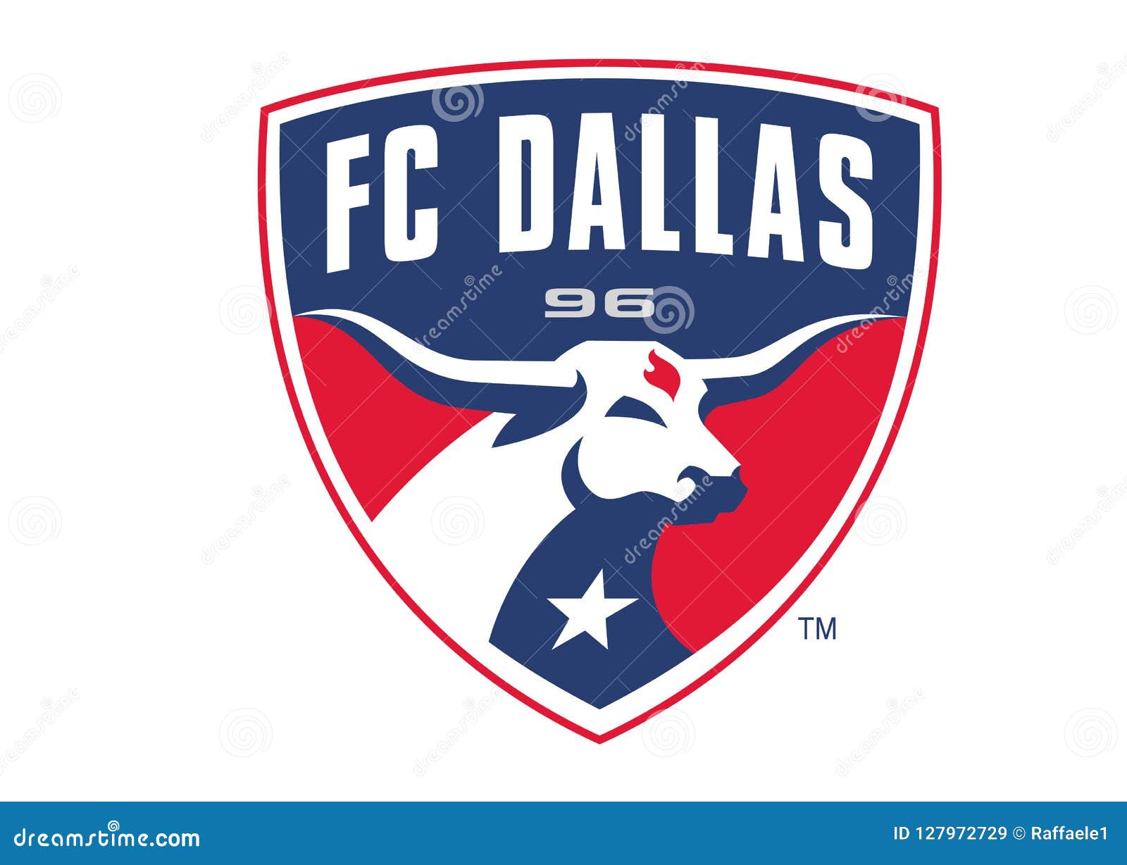 FC Dallas Logo image stock éditorial. Illustration du ville - 127972729