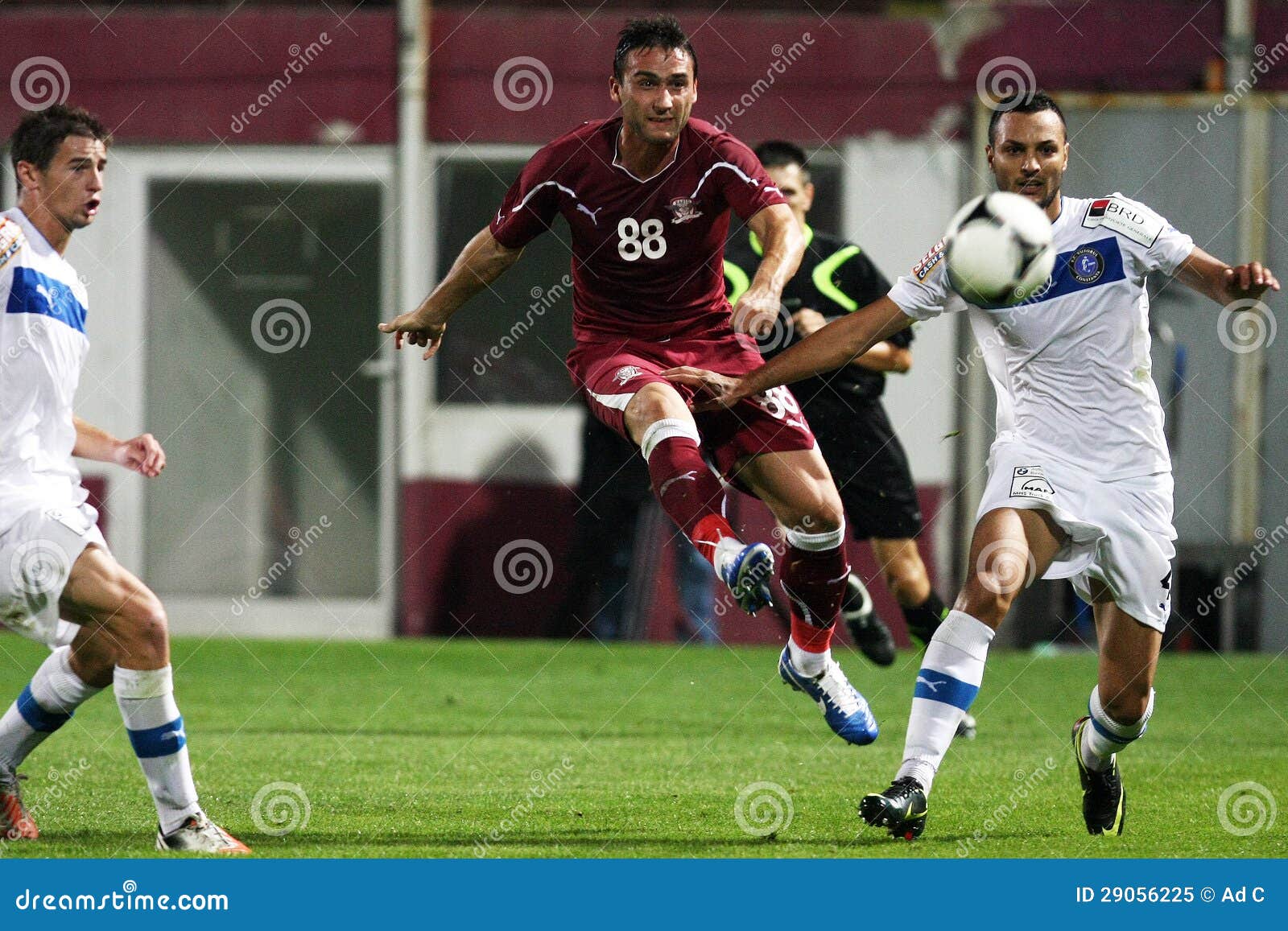 FC Rapid Bucharest - FC Constanta Editorial Image - Image of flags ...