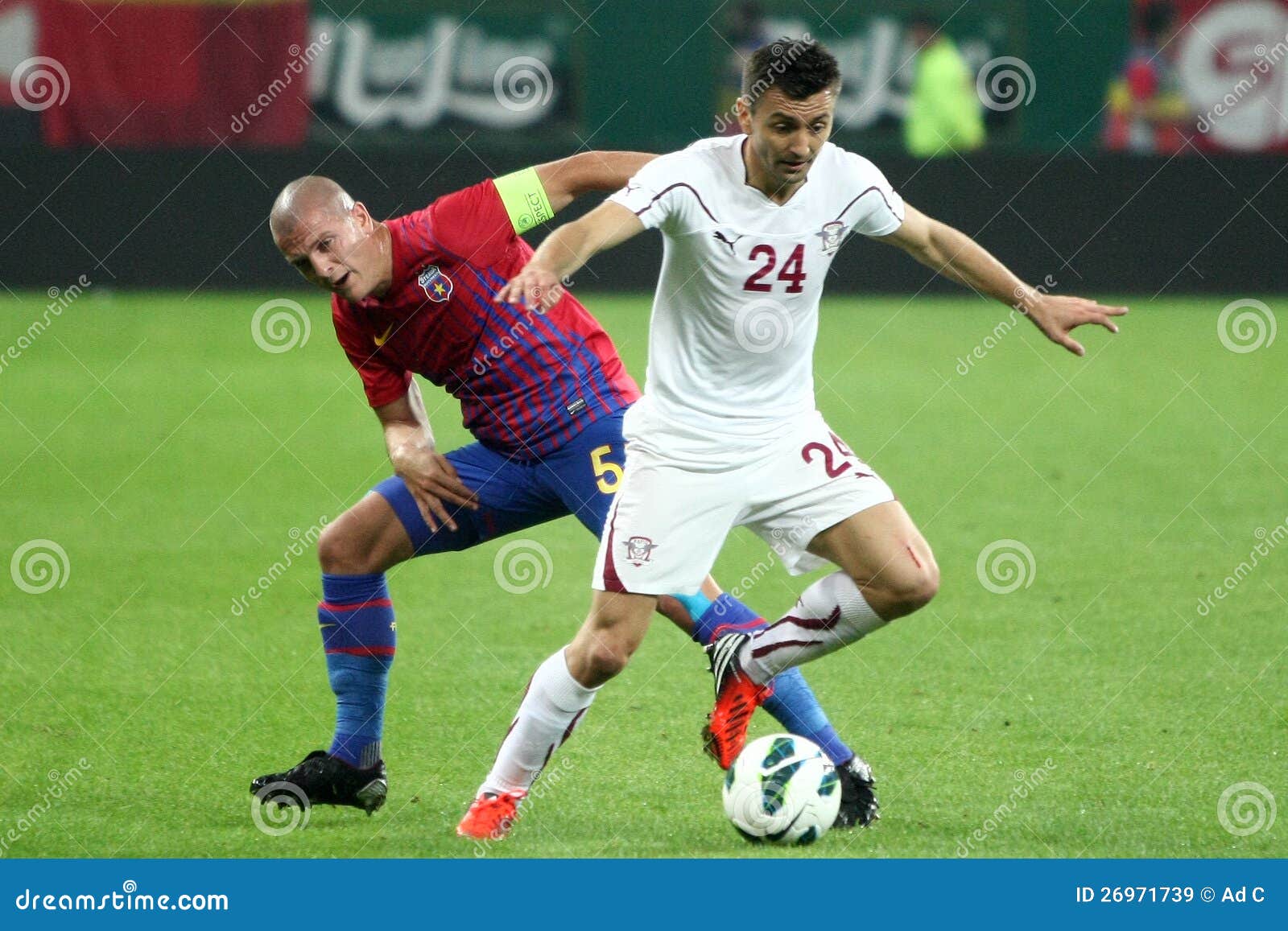 FC Steaua Bucharest - FC Rapid Bucharest Editorial Stock Image - Image ...