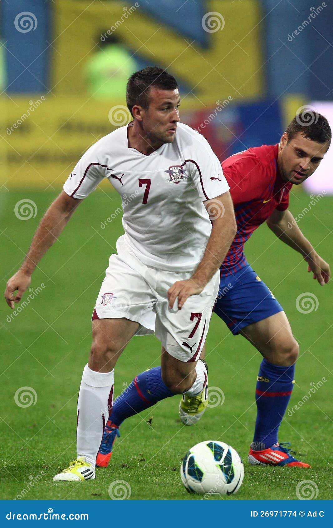 FC Steaua Bucharest - FC Rapid Bucharest Editorial Stock Image - Image ...