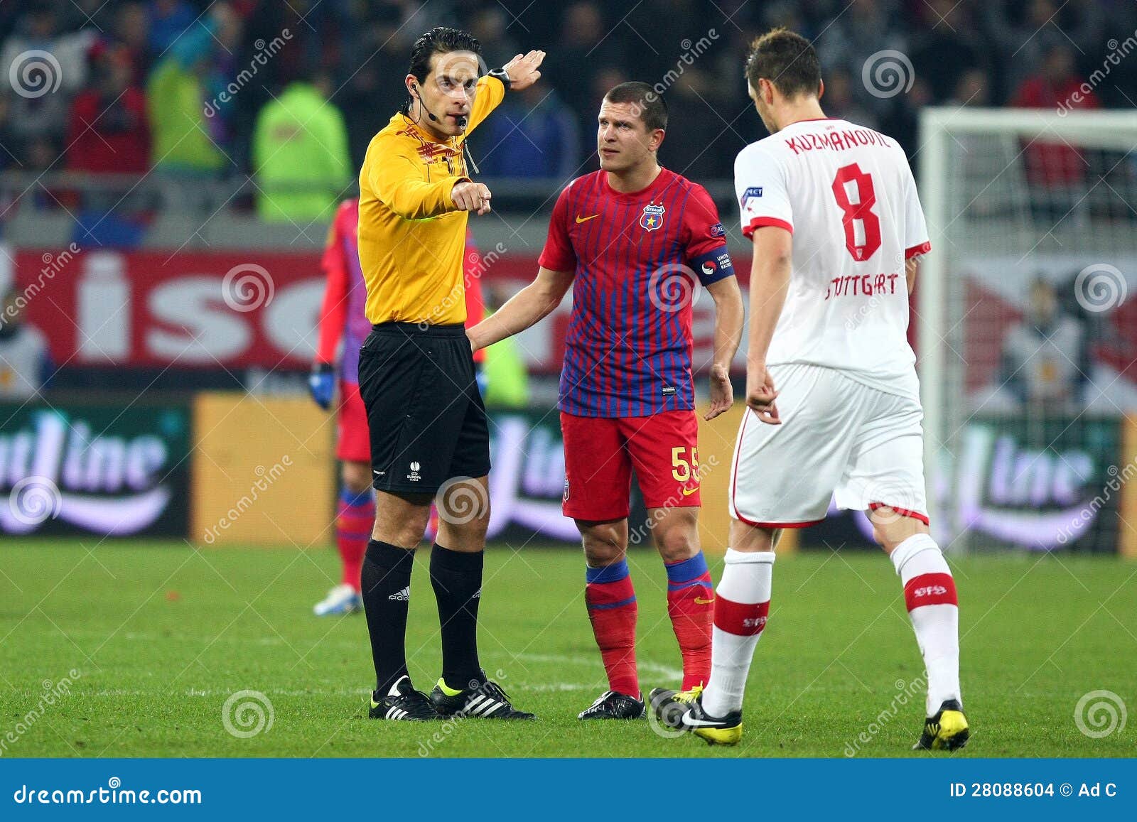 FC Steaua Bucharest - FC Stuttgart Editorial Stock Image - Image of ...