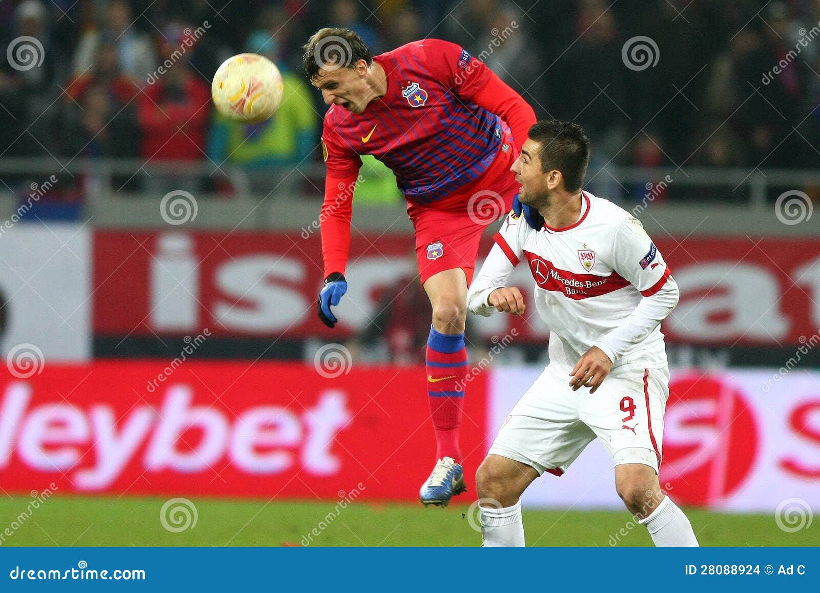 FC Steaua Bucharest - FC Stuttgart Editorial Stock Image - Image of ...