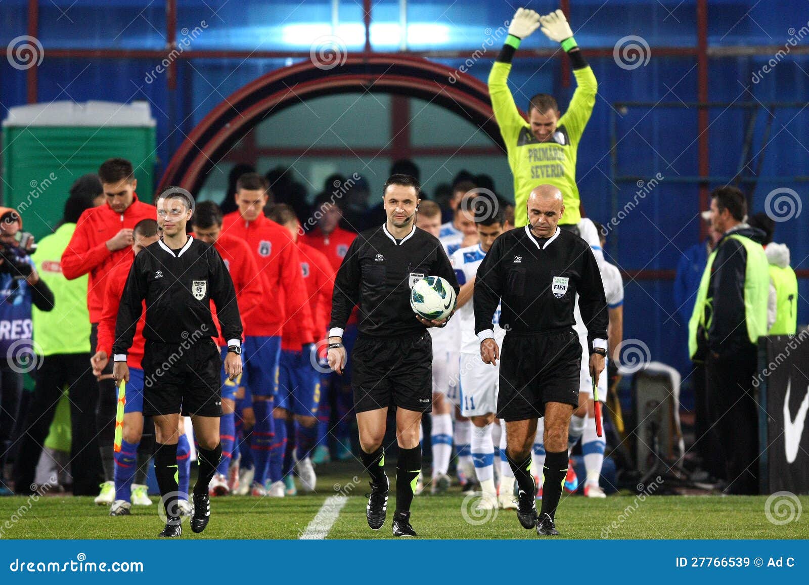 FC Steaua Bucharest - FC Turnu Severin Editorial Stock Image - Image of ...