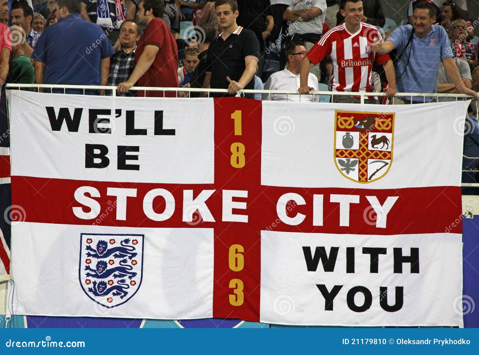 FC Stoke City Supporters Show Their Support Editorial Image - Image of ...