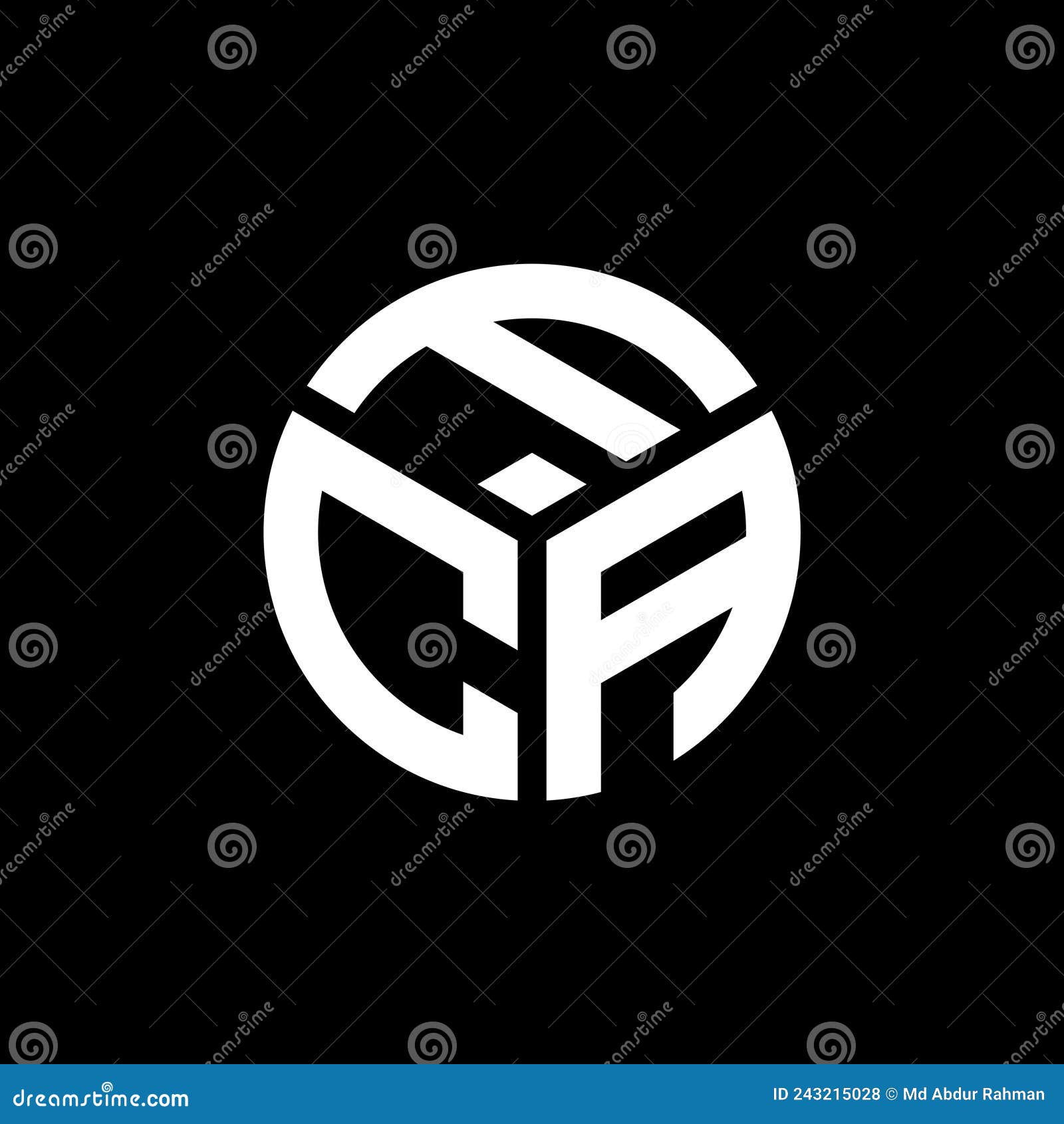 FCA Letter Logo Design On Black Background. FCA Creative Initials ...