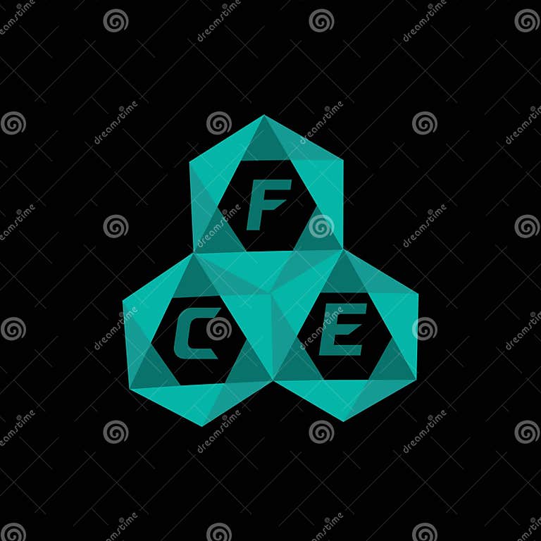 FCE Creative Minimalist Letter Logo. FCE Unique Vector Initials ...