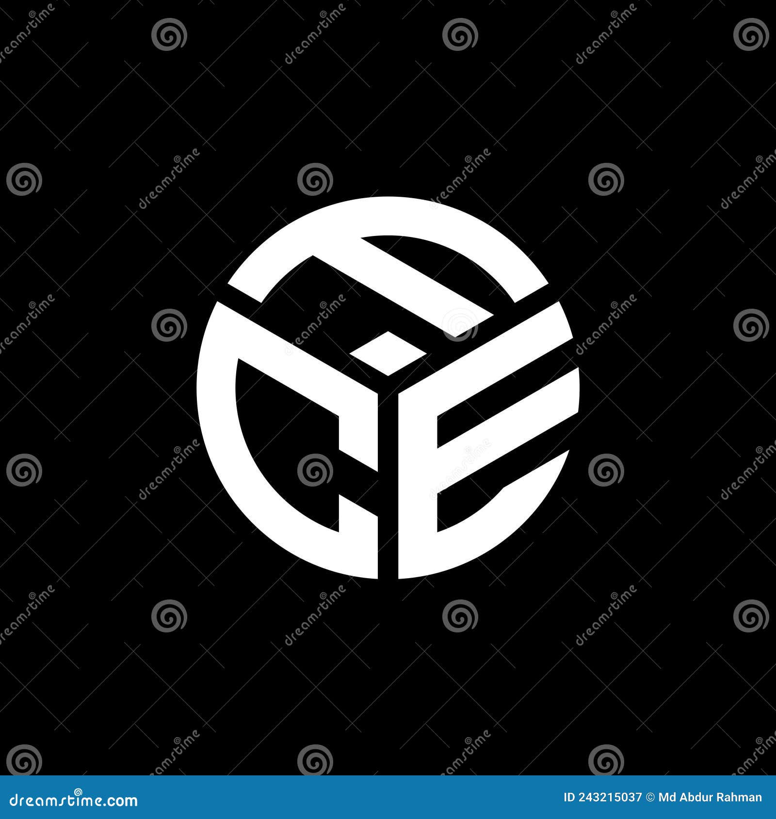 FCE Letter Logo Design on Black Background. FCE Creative Initials ...