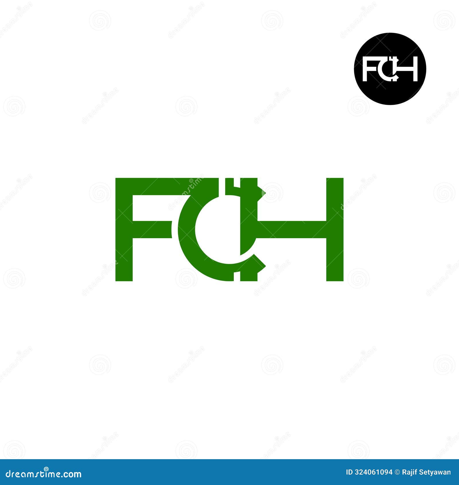 FCH Logo Letter Monogram Design Stock Vector - Illustration of designs ...