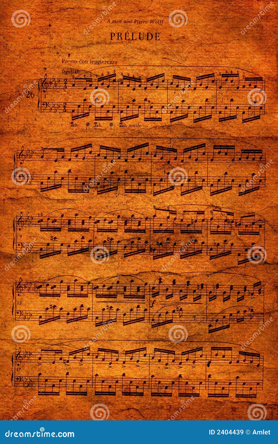 FChopin a Mon Ami Pierre Wolff Stock Image - Image of background ...