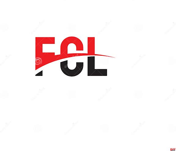 FCL Letter Initial Logo Design Vector Illustration Stock Vector ...