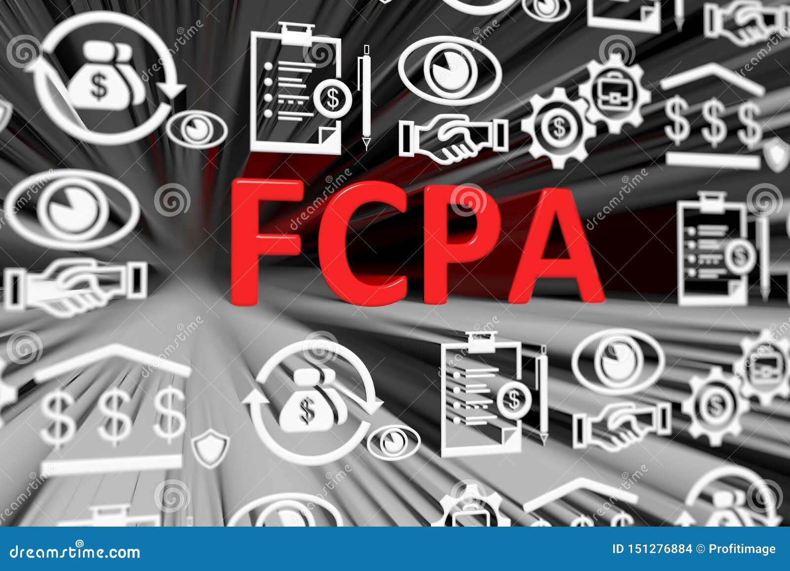 FCPA Concept Cell Background Stock Illustration | CartoonDealer.com ...