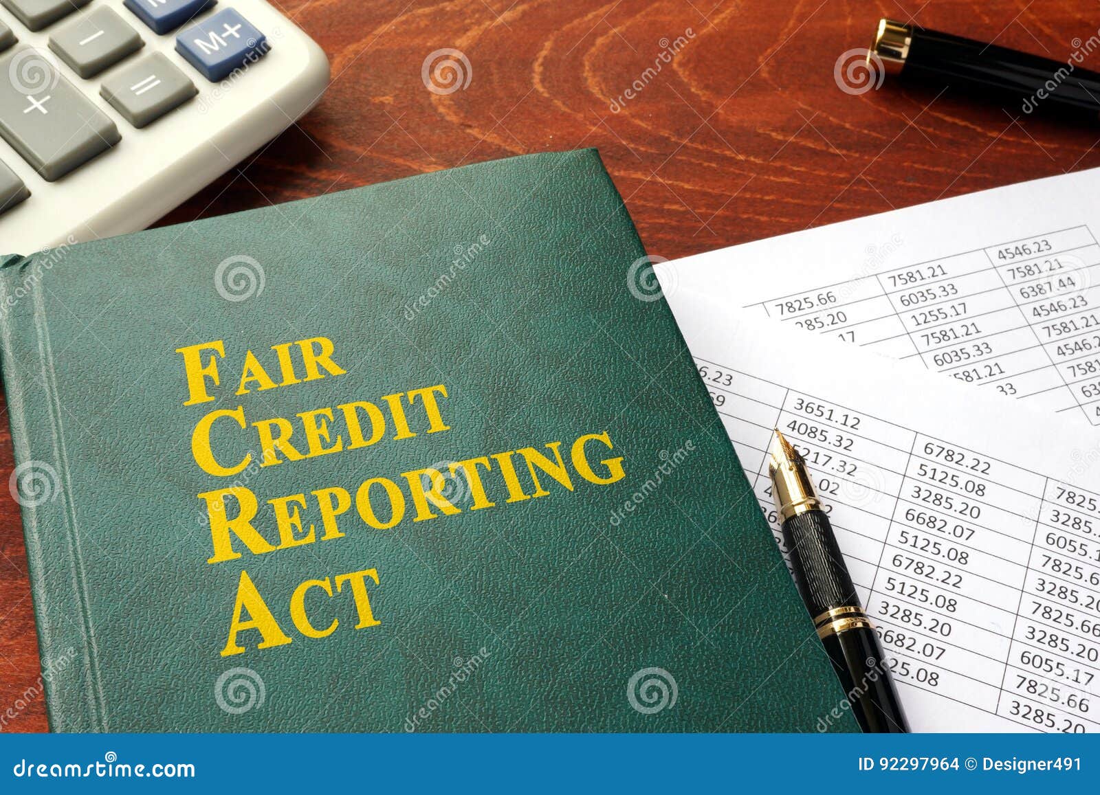FCRA Fair Credit Reporting Act. Stock Photo - Image of credit, fund ...