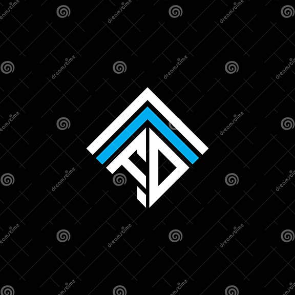 FD Letter Logo Creative Design with Vector Graphic, FD Stock Vector ...