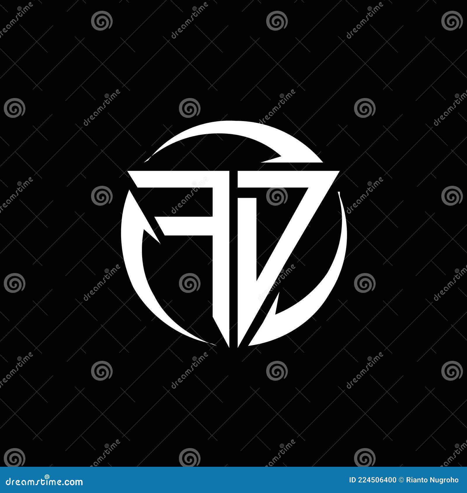 FD Logo Monogram Design Template Stock Vector - Illustration of ...