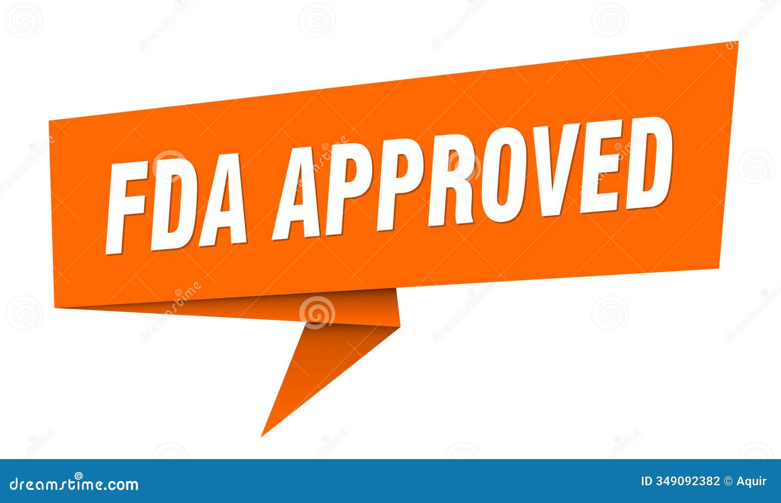 Fda Approved Banner. Fda Approved Speech Bubble, Label, Sticker, Sign ...