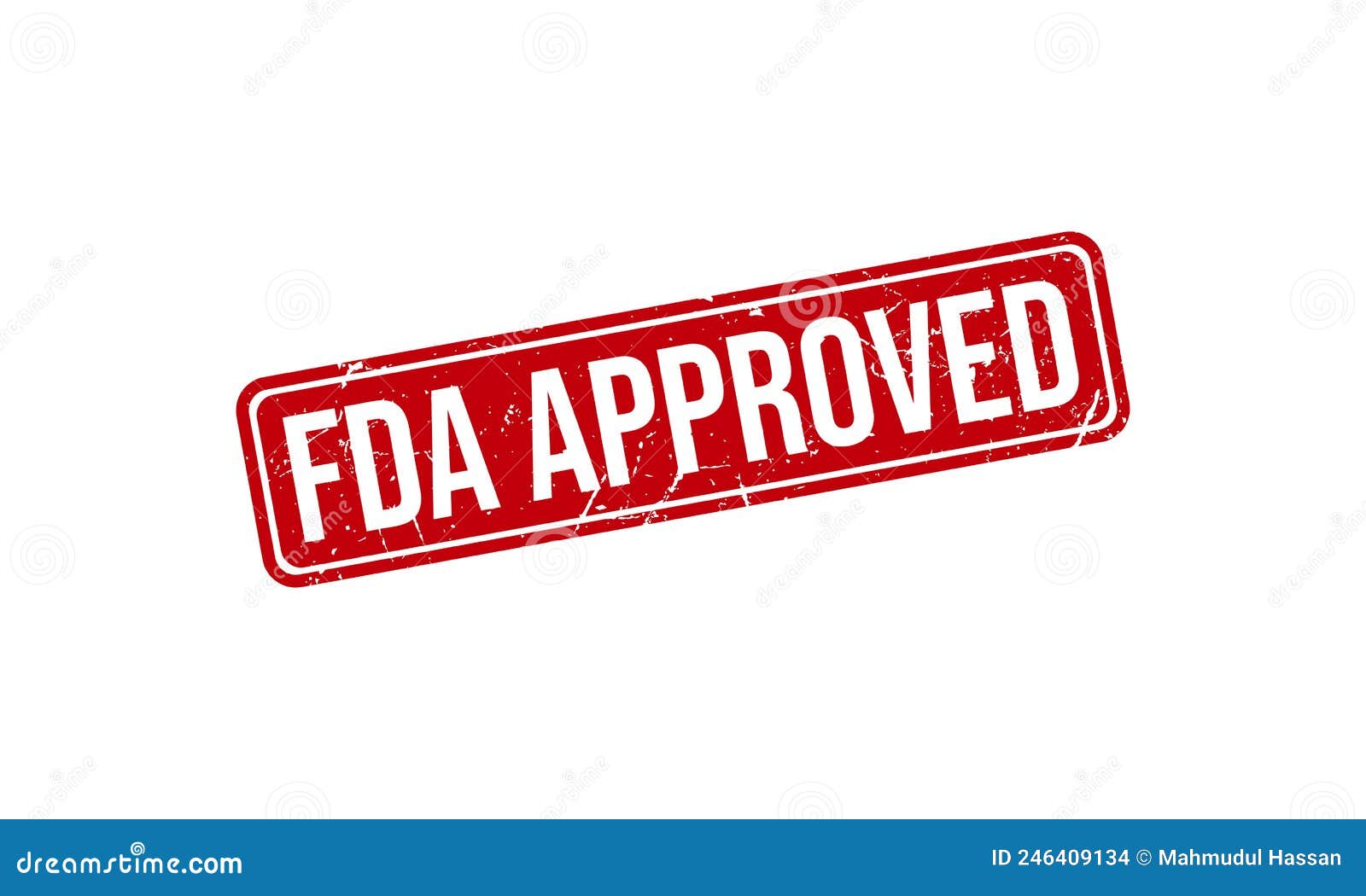 FDA Approved Stamp Seal Vector Illustration Stock Vector - Illustration ...