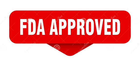 Fda Approved Sticker. Fda Approved Sign on Transparent Background Stock ...