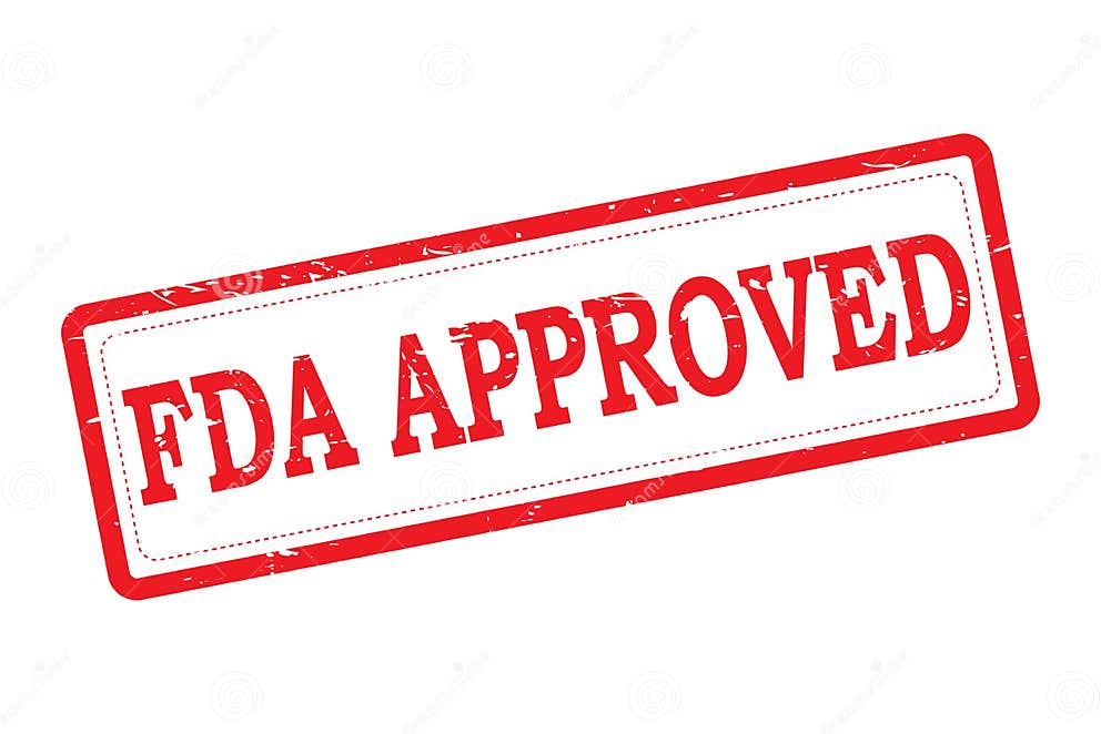 FDA APROVOU ilustração do vetor. Ilustração de selo, projeto - 98554745