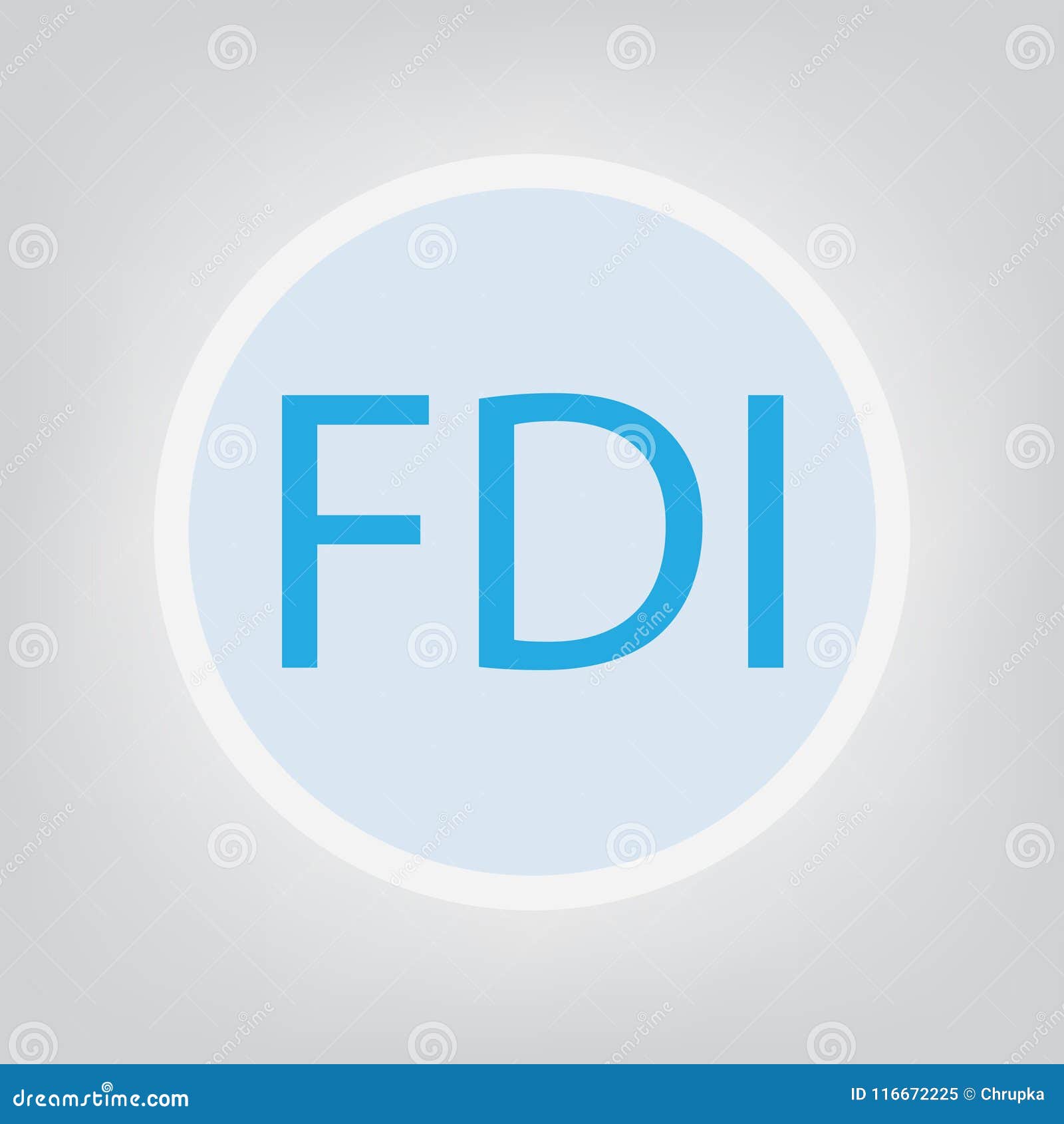 FDI Foreign Direct Investment Concept Stock Vector - Illustration of ...