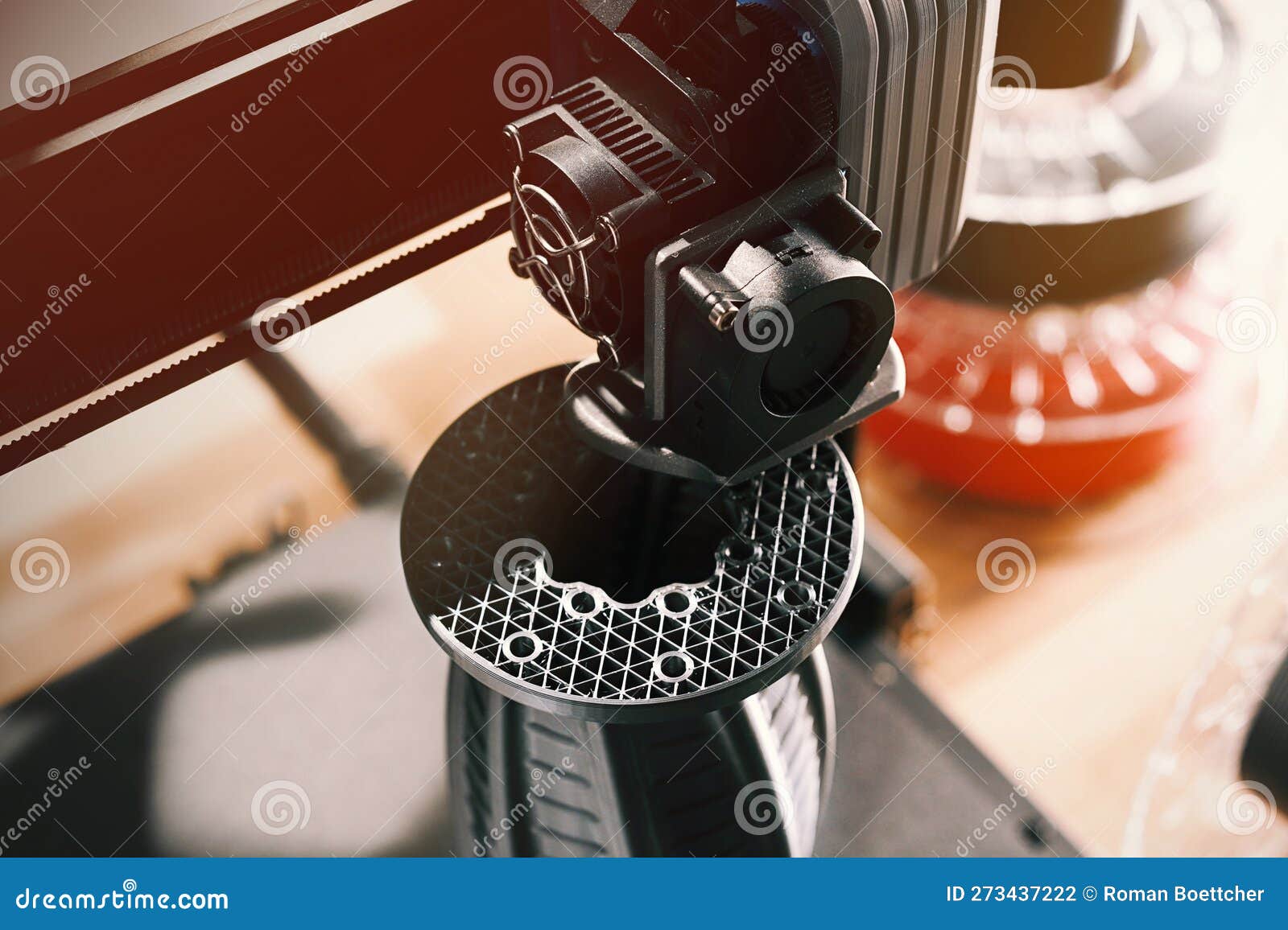 FDM-3D-printer Produces Complex Flange Part with Internal Structure ...