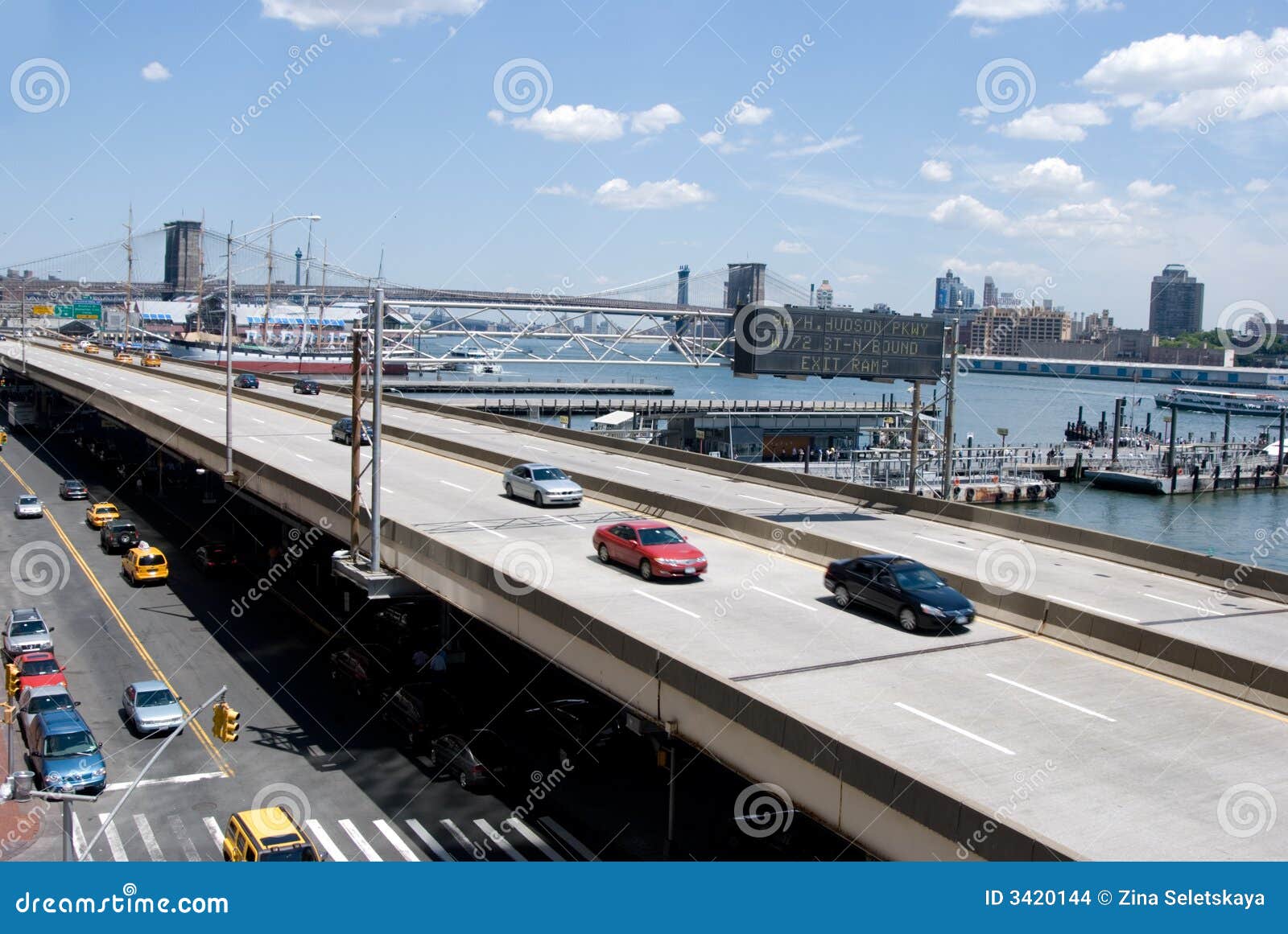 FDR drive stock photo. Image of landmark, bridge, motorways - 3420144