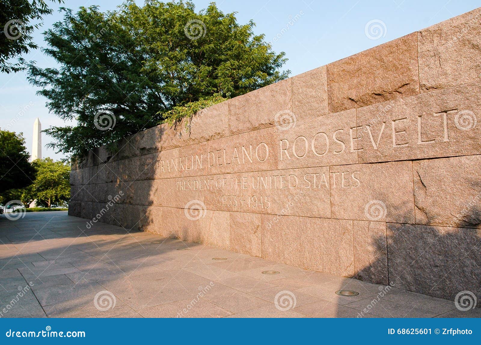 FDR Memorial editorial photo. Image of terms, national - 68625601