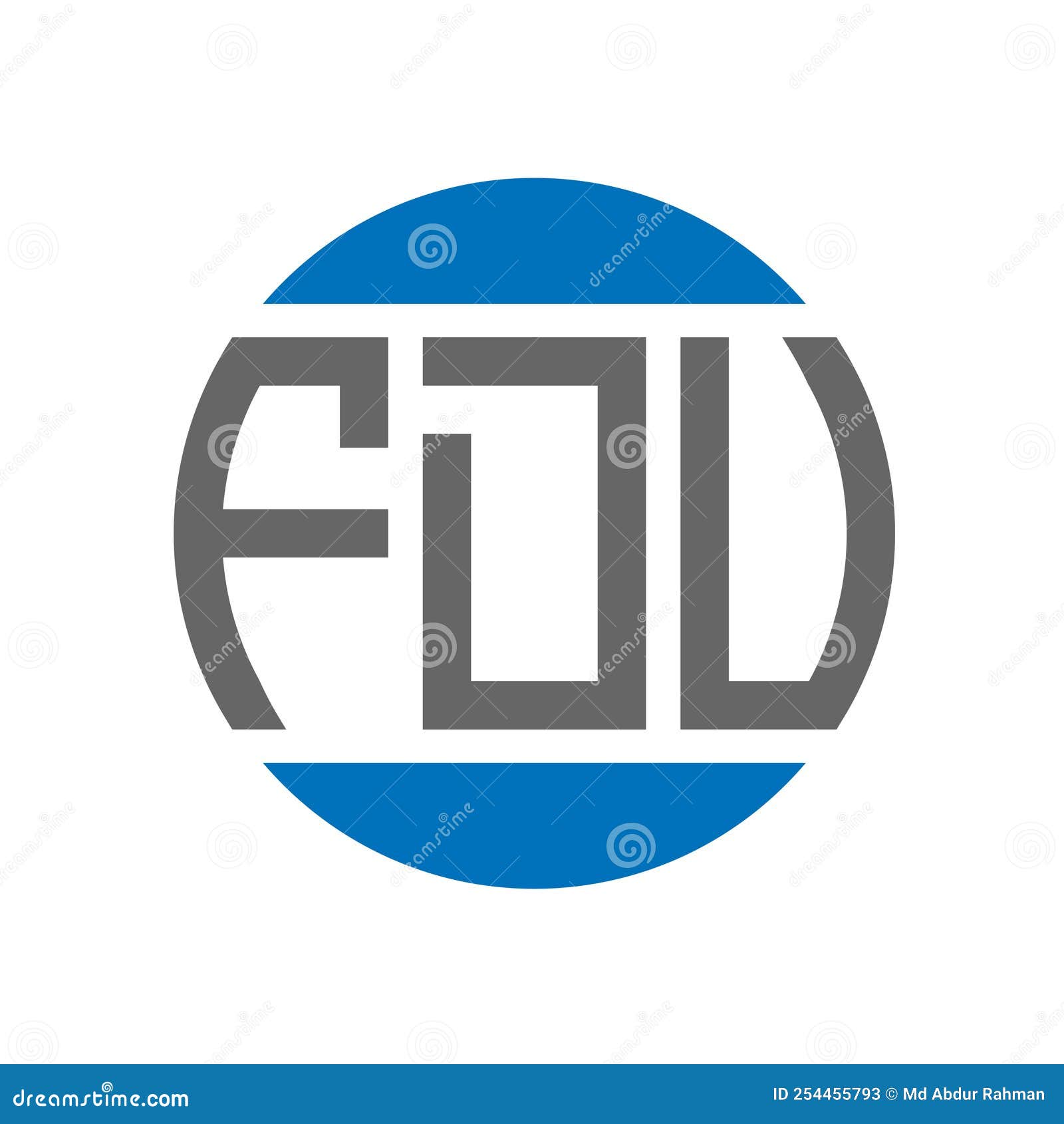 FDU Letter Logo Design on White Background. FDU Creative Initials ...