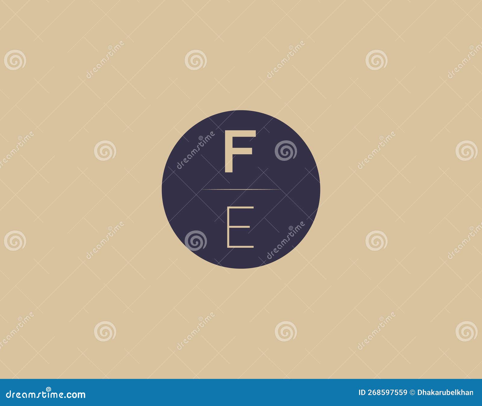 FE Letter Modern Elegant Logo Design Vector Images Stock Vector ...