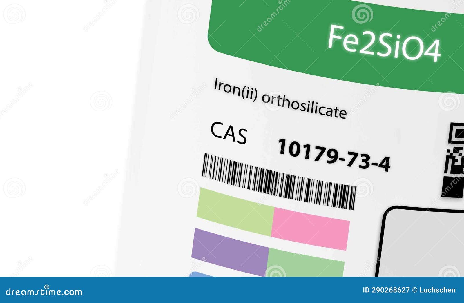 Fe2SiO4 - Iron Silicate stock image. Image of laboratory - 290268627
