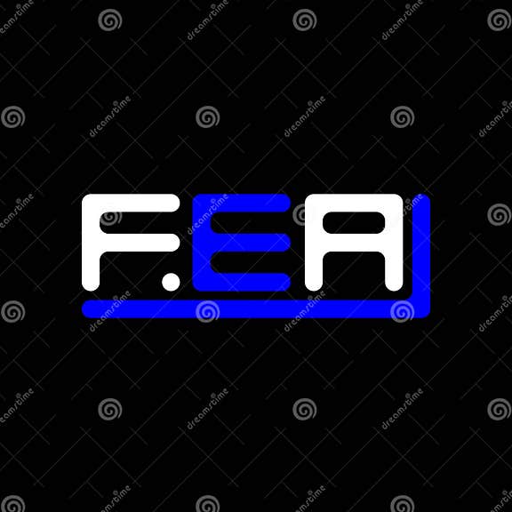 FEA Letter Logo Creative Design with Vector Graphic, FEA Stock Vector ...