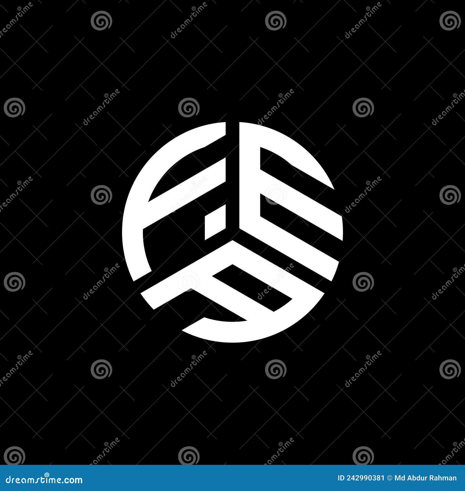 FEA Letter Logo Design on White Background. FEA Creative Initials ...