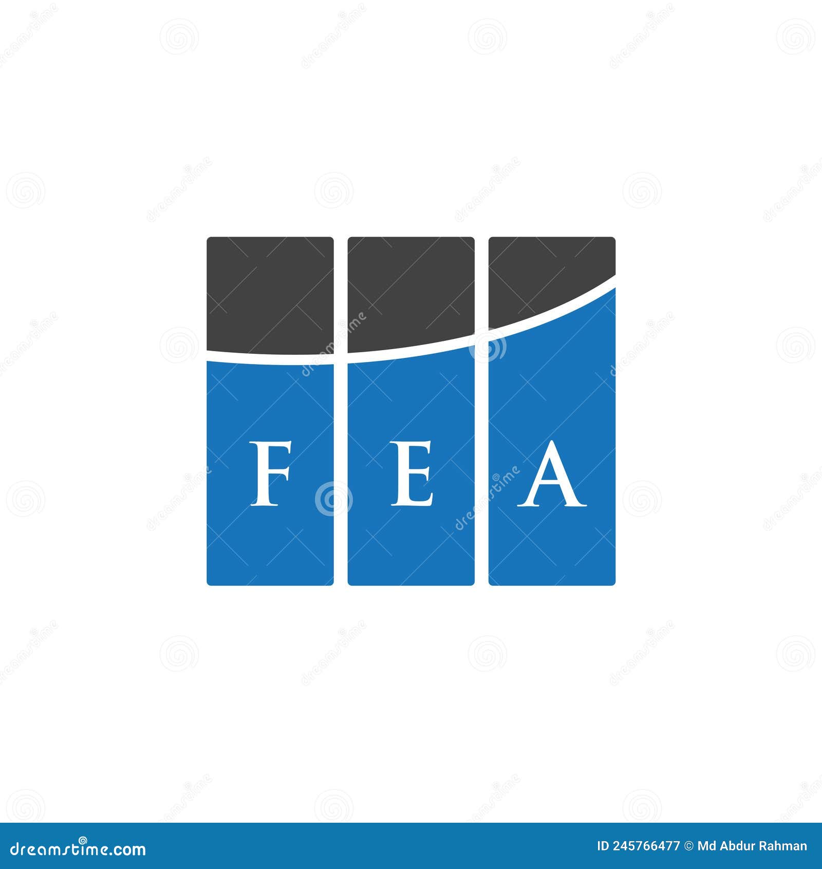 FEA Letter Logo Design on WHITE Background. FEA Creative Initials ...