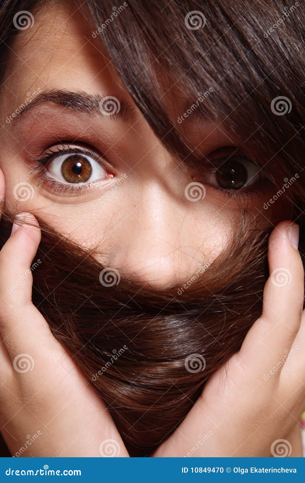 Fear stock photo. Image of woman, terror, fear, frightened - 10849470