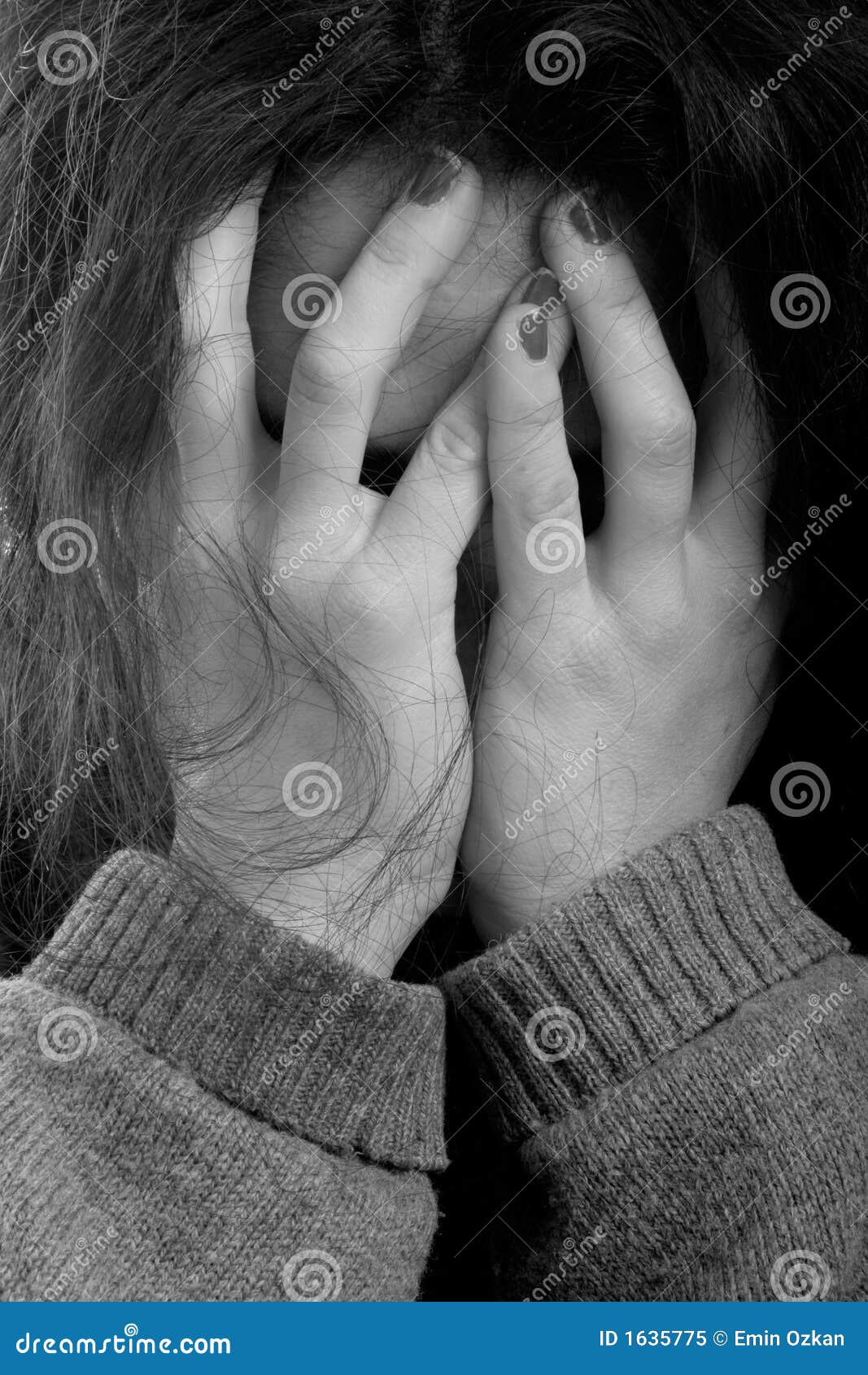 Fear stock image. Image of female, woman, needy, regret - 1635775