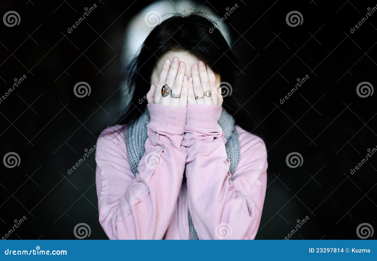Fear stock photo. Image of anxiety, difficulties, caucasian - 23297814
