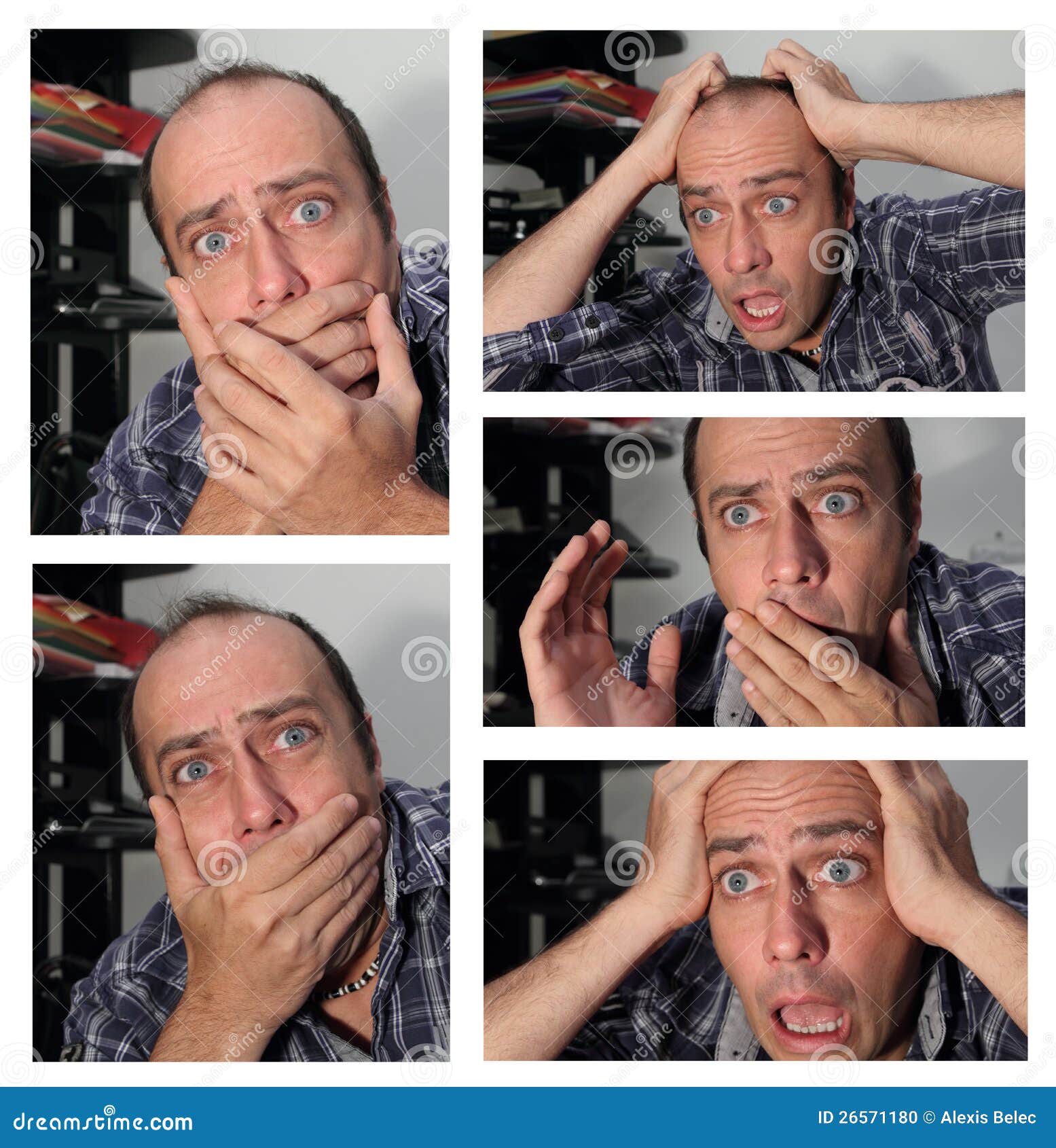 Fear stock photo. Image of portrait, people, shock, terror - 26571180