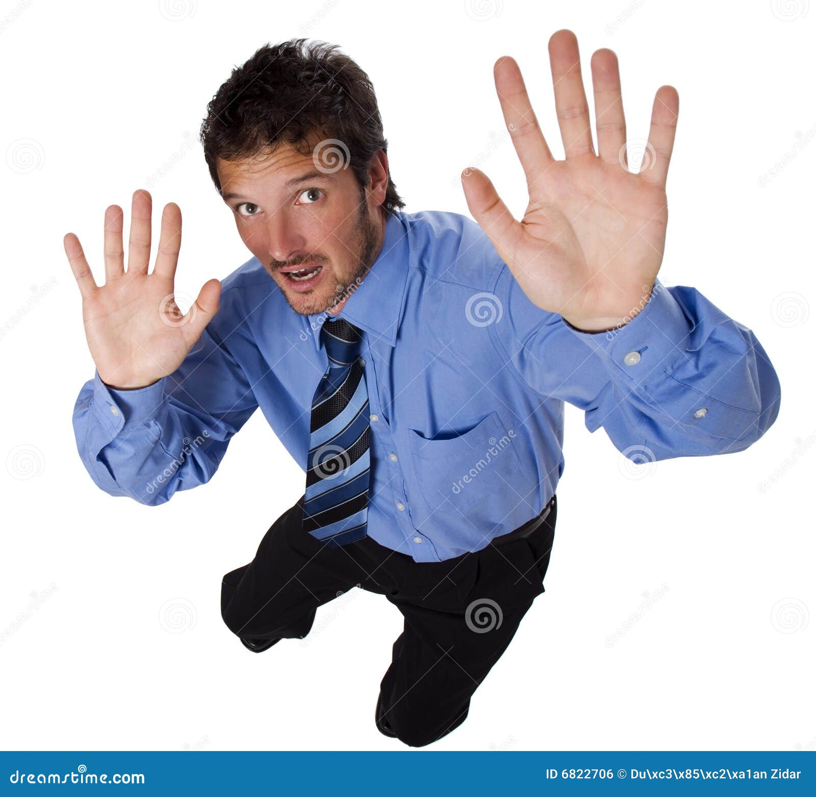 Fear stock photo. Image of stress, handsome, attractive - 6822706
