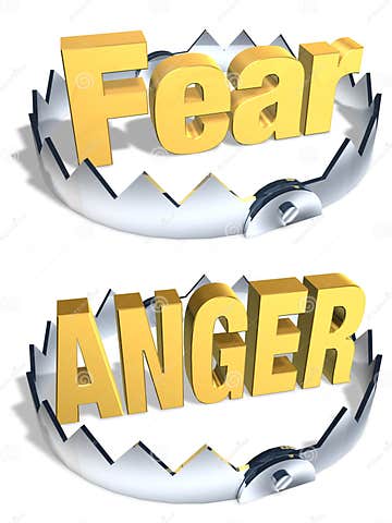 Fear/Anger Trap stock illustration. Illustration of lifestyle - 5441180