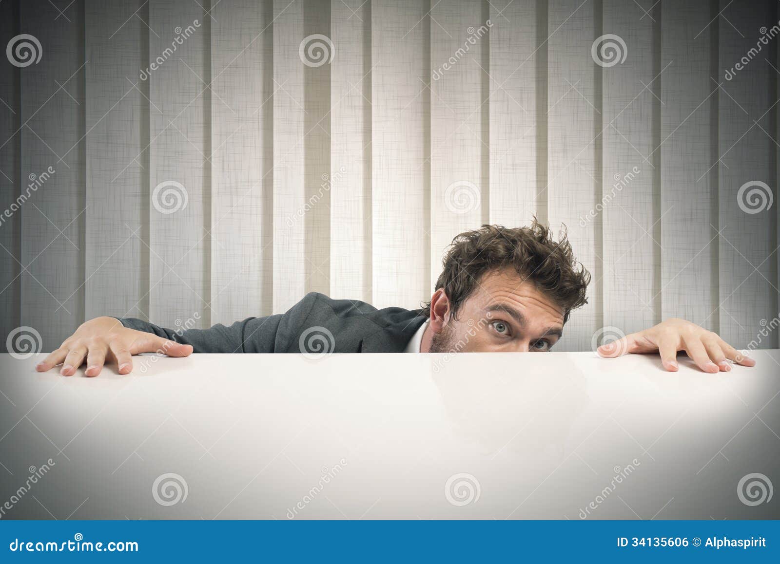 Fear of the boss stock photo. Image of business, fear - 34135606